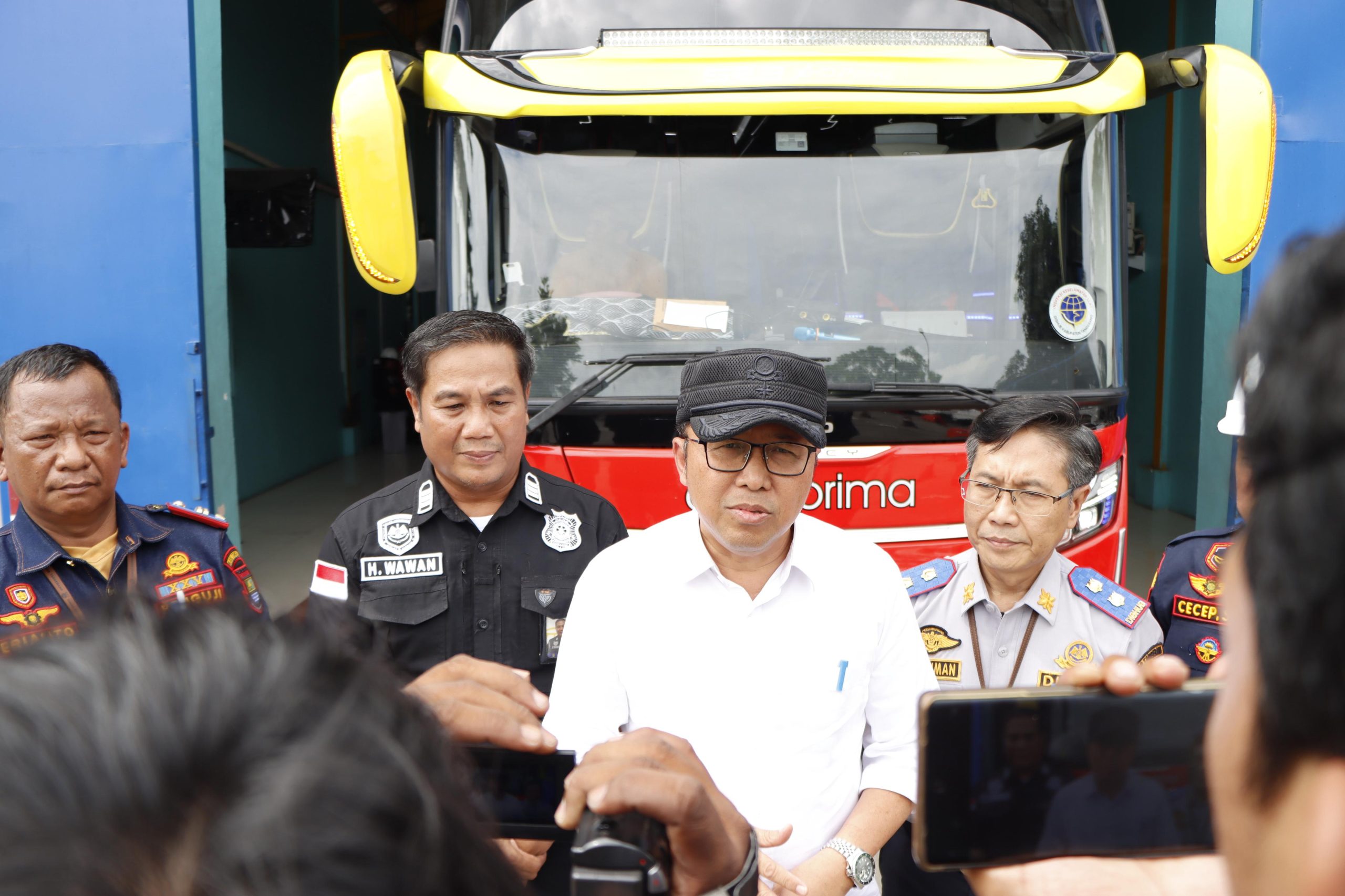 Dishub Kabupaten Tangerang Gelar Ramp Check untuk Armada Bus Mudik ...